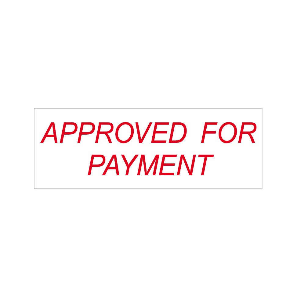 Approved For Payment Stock Stamp 4911/34 | Rubber Stamps Online Singapore Approved For Payment Stock Stamp 4911/34 | Rubber Stamps Online Singapore